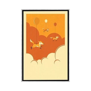 iCanvas "Flock Of F0xes" by Jazzberry Blue Framed - Bed Bath & Beyond ...
