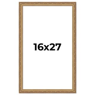 16x27 Frame Red Solid Wood Picture Frame Width 1.75 Inches | Interior ...