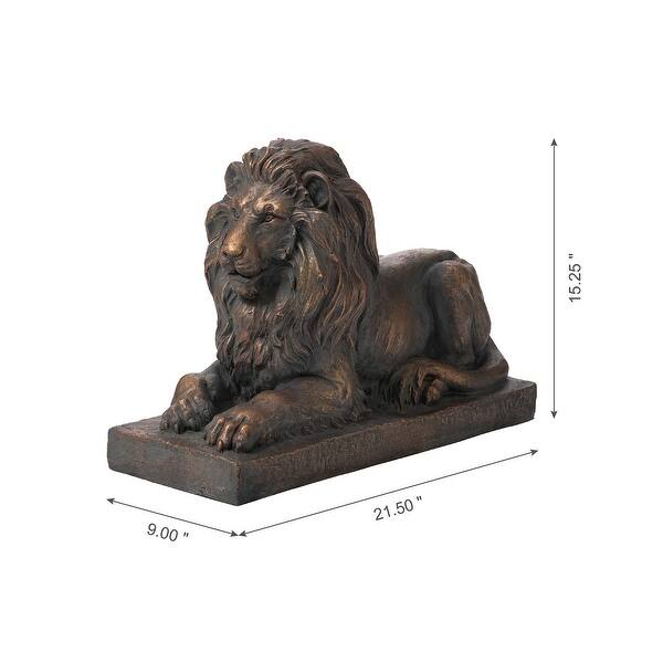 Glitzhome MGO Guardian Lion Statue - Bed Bath & Beyond - 33213357