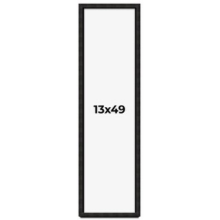 13x49 Shadow Box Black Rustic Barnwood Display Frame | 1.125 Inch - Bed ...