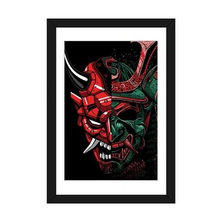 iCanvas "Double Samurai Mask" by Alberto Perez - Bed Bath & Beyond ...