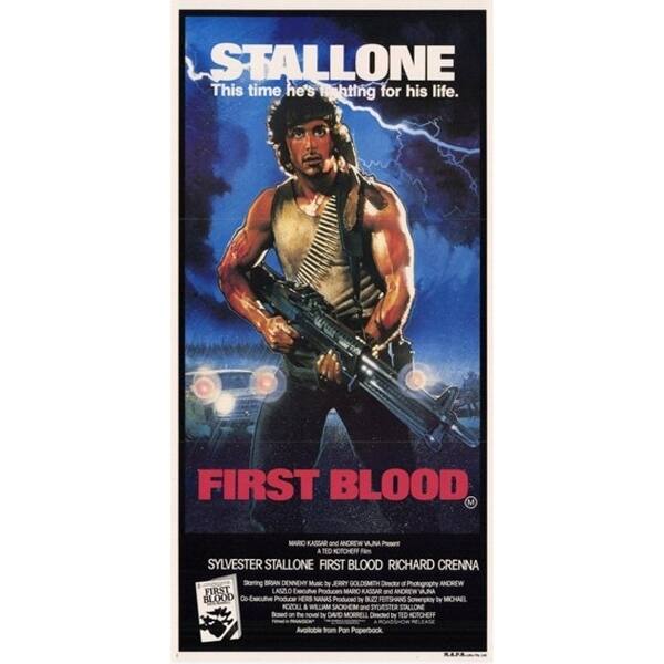 Rambo First Blood Movie Poster (11 X 17) Item Mov195904 - Bed Bath ...