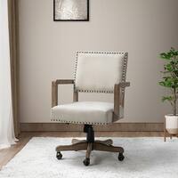 Calcutta Modern Rattan Back Task Chair with Solid Wood Legs by HULALA ...