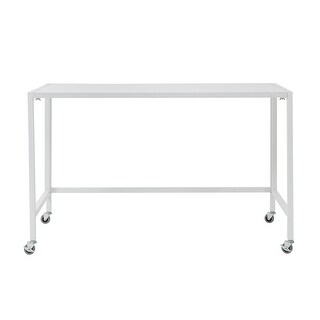 Christel 48" Folding Desk with White Top and Frame - Bed Bath & Beyond ...