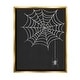 Stupell Casual Black Hanging Spider Web Floater Canvas Wall Art by ...