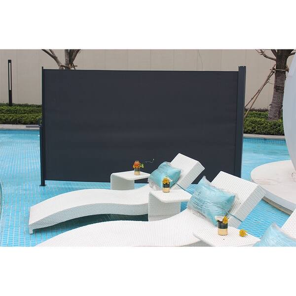 Outdoor Side Pull Shed Partition Cafe Terrace Canopy Decorative Screen ...