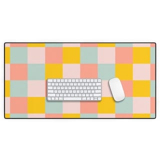 Gabriela Simon Retro Funky Checks Desk Mat - Bed Bath & Beyond - 40484898