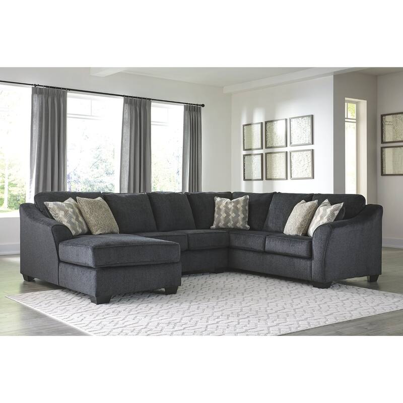 Eltmann 3-Piece Sectional with Left Arm Facing Chaise - Slate ...