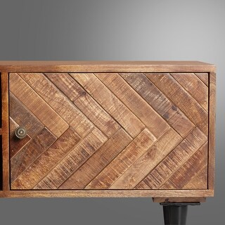 TV Cabinet 2 DOOR BACK MDF BLACK METAL FITTING LEG KD DECORATIVE - Bed ...