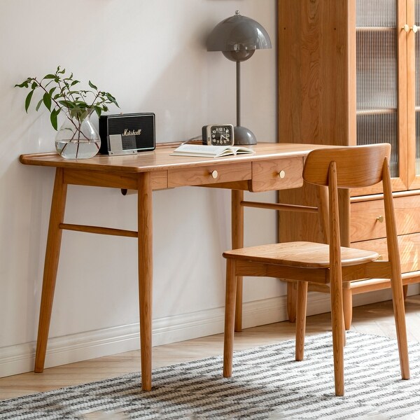 Small cherry wood writing desk store