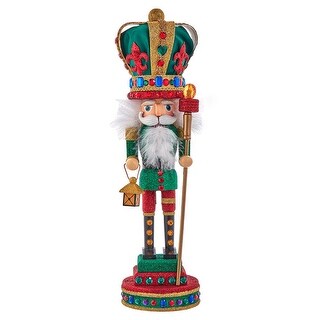 Kurt Adler 16-Inch Hollywood Mardi Gras King Nutcracker - Multicolored ...