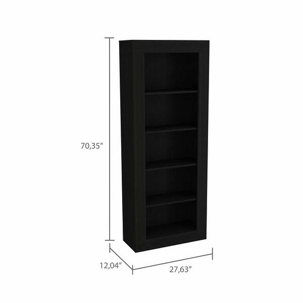 FM Furniture Melbourne Bookcase with 5 Storage Shelves - Bed Bath ...