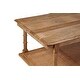 Carolina Living Chesterfield Wood & Cane Coffee Table - Whitewash - Bed ...
