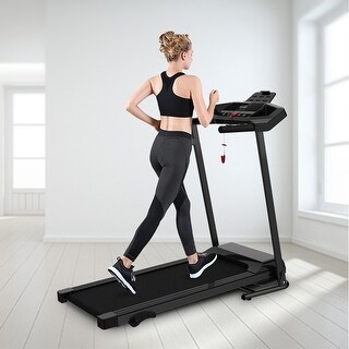 Motorised Treadmill for Office/Home Treadmill w/ 12 Programs & 3 Level ...