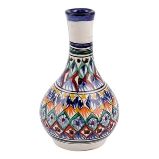 Novica Handmade Royal Blue Desire Glazed Ceramic Vase - Bed Bath ...