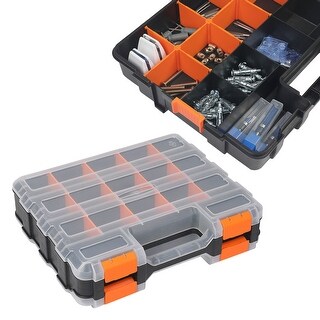 3pcs Double Side Tool Organizer 12.6"x10.6"x3.1" 30-Compartment Tool ...