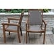 Eilaf 7 pc. Lazy Susan Set with Wicker Stacking Chairs - Bed Bath ...