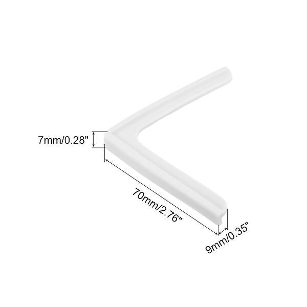 Window Corner Edge Protectors, 4Pack Mini Simple Style 70mmx9mm ...