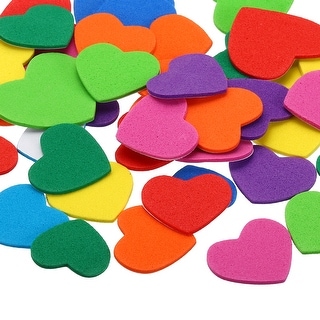 Foam Stickers, EVA Self Adhesive Foam Shape Stickers, Heart Style ...