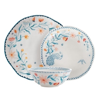 Fitz and Floyd Gracie Dinnerware 12Pc Dinnerware Set - Bed Bath ...