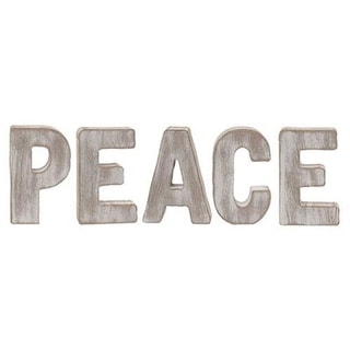 5/Set Peace Cutout Letters - 4" high by 2" wide - Bed Bath & Beyond ...