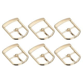 6Pcs Single Prong Belt Buckle Oval Center Bar Buckles for Belt - Bed ...