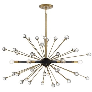 Savoy House 1-1858-6 Ariel 6 Light 37" Wide Abstract Sputnik - Bed Bath ...
