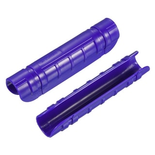 20Pcs 25mm ID Plastic Greenhouse Frame Tube Clamp Pipe Film Clip Dark ...