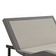 Liza Adjustable California King Bed Base, Remote Ergonomic Dual Incline ...