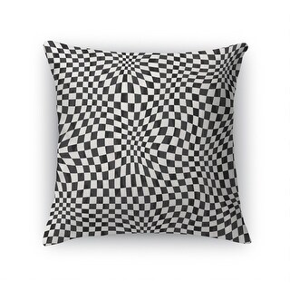 PSYCHEDELIC PUCKER CHARCOAL Accent Pillow by Kavka Designs - Bed Bath ...