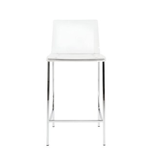 AFB decor Sasha Modern Clear Counter Stool - Bed Bath & Beyond - 41543811