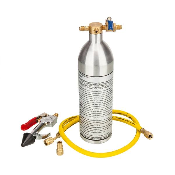 Aluminum Canister Flush Gun Kit Air Conditioner for R12 R134A R22 AC ...
