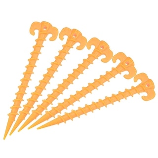 Spiral Plastic Ground Pegs for Camping Canopy - Orange - Bed Bath ...
