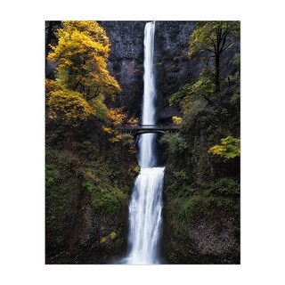 Multnomah Falls Oregon Multnomah in Fall Colors Art Print/Poster - Bed ...