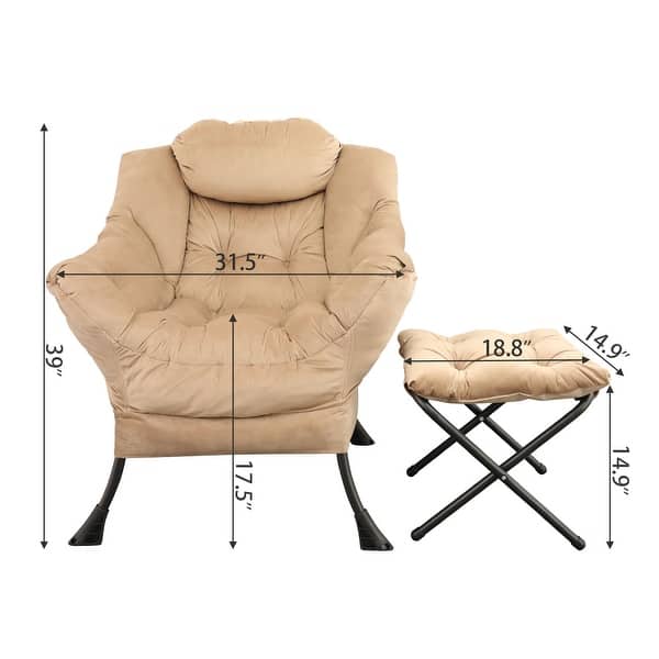 Lazy Arm Chair Single Sofa Chair with Side Pocket - Bed Bath & Beyond ...