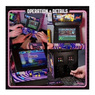 Quarter Arcades Teenage Mutant Ninja Turtles in Time Wooden Replica ...