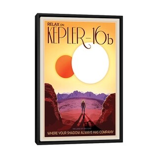 iCanvas "Kepler-16b" by NASA Framed Canvas Print - Bed Bath & Beyond ...