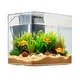 UIMOSO Fish Tank Aquarium, Arch Ultra-Clear GPPS Starter Smart Tank ...