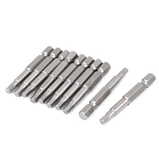 50mm Length Magnetic Hex Shank Hexagon Head Screwdriver Bits 10pcs ...