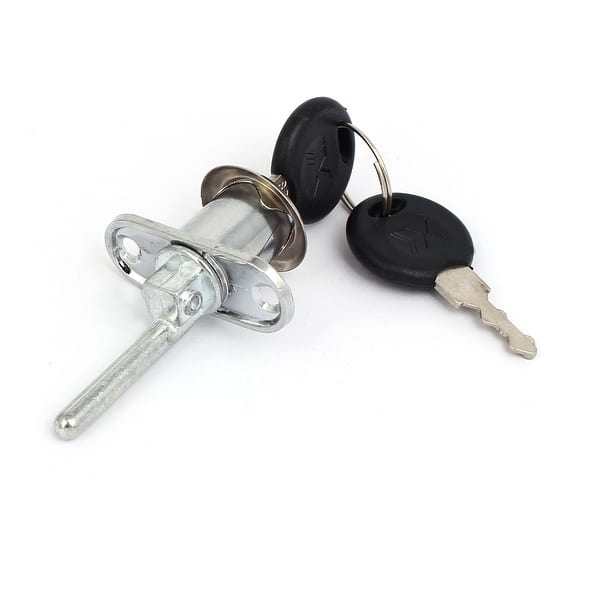 Cabinet Door Showcase Metal Sliding Locking Tubular Plunger Lock 62mm ...