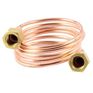 Unique Bargains Dual End 9.5mm 1/8" PT Female Thread Air Conditioner ...