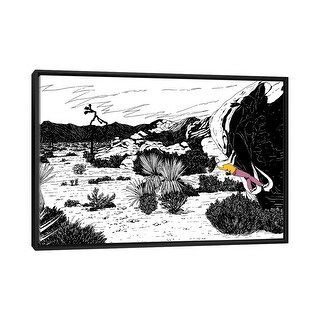 iCanvas "Bouldering In Joshua Tree" by Coralie Huon Framed - Bed Bath ...