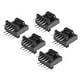 Transformer Bobbin EI22 Vertical 5 w 5 Pin w Ferrite Core Halves 5 Set ...