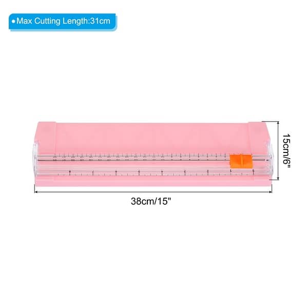 Paper Trimmer, 2Pcs A5 Paper Cutter Slicer Tool with Side Ruler, Pink ...