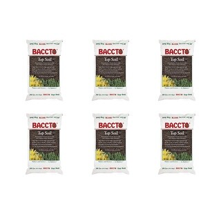 Michigan Peat Baccto Topsoil with Reed Sedge, Peat and Sand 50lbs (6 ...