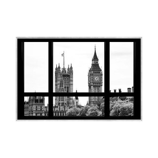iCanvas "Loft Window View - Big Ben London" by Philippe Hugonnard ...