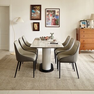 Dining Table 63" Modern Dining Table for 6-8 - Bed Bath & Beyond - 42761558