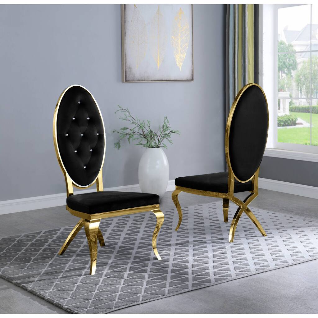 Best Quality Furniture Faux Crystal Chairs with Gold Stainless Steel ...