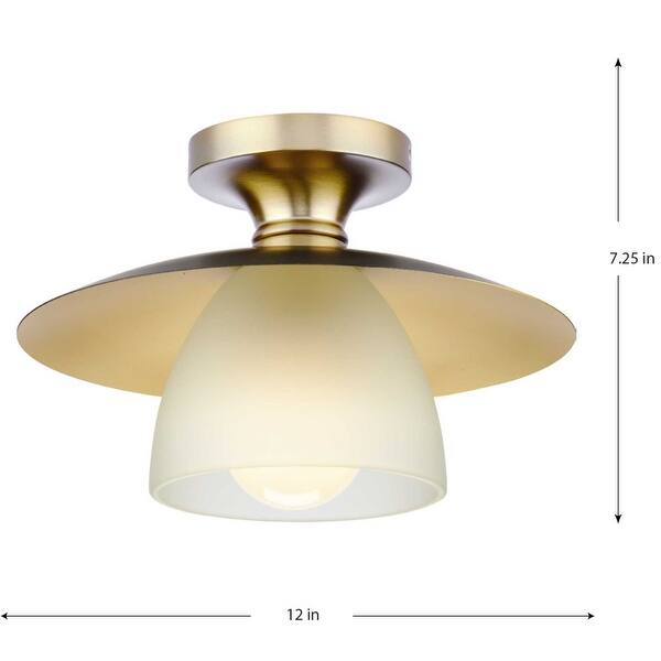 Progress Lighting P350233 Trimble 12" Wide Semi-Flush Ceiling Fixture ...