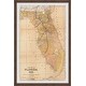 'New Map of Florida, 1885' Framed Painting Print - Bed Bath & Beyond ...